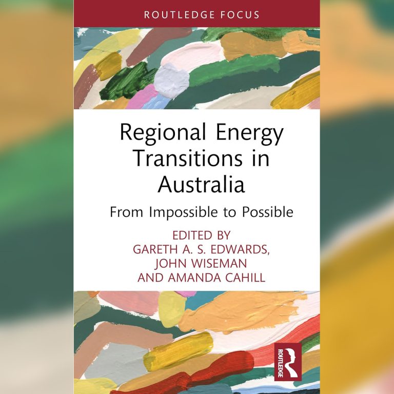 Book launch and events for Regional Energy Transitions in Australia ...